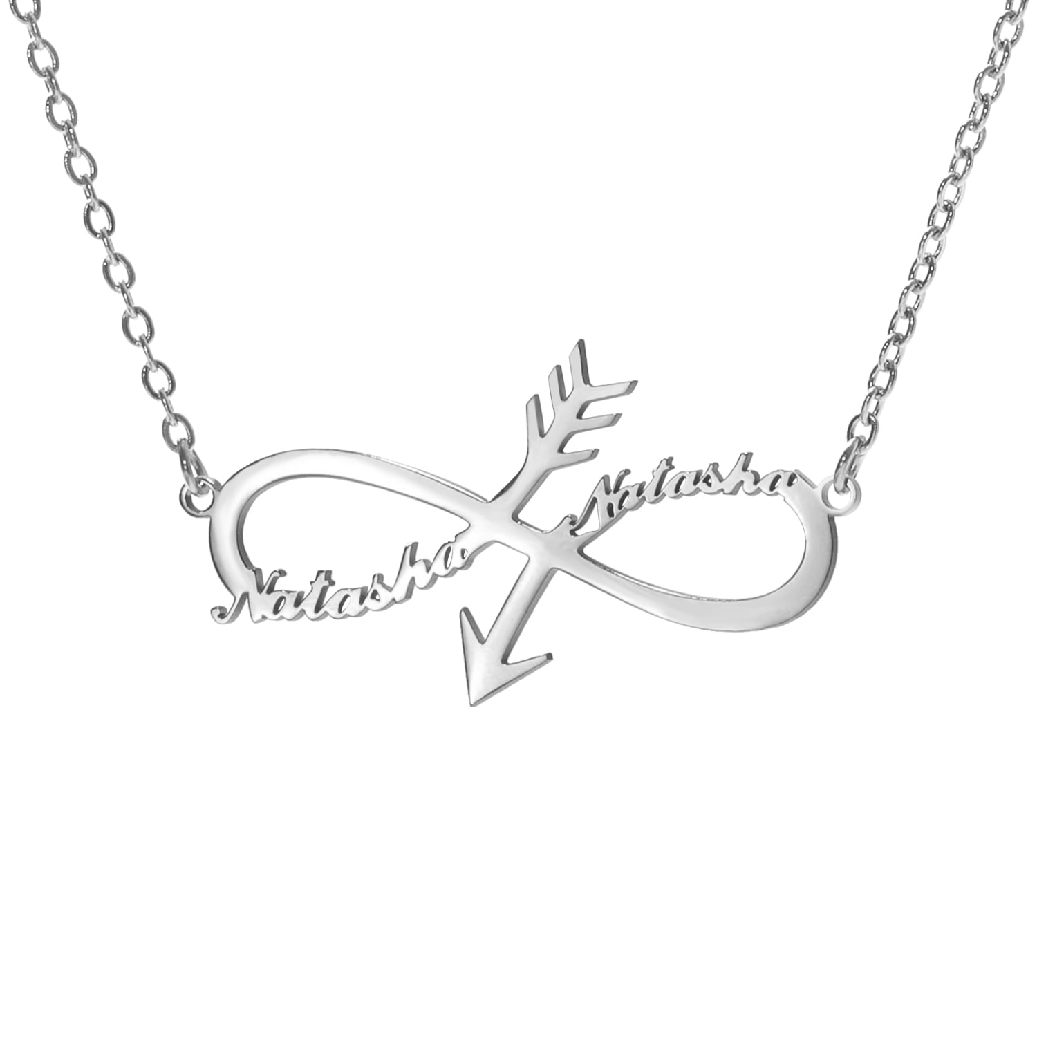 NUNCAD Custom Name Necklace Personalized Gold/Silver/Rose Gold Name ...