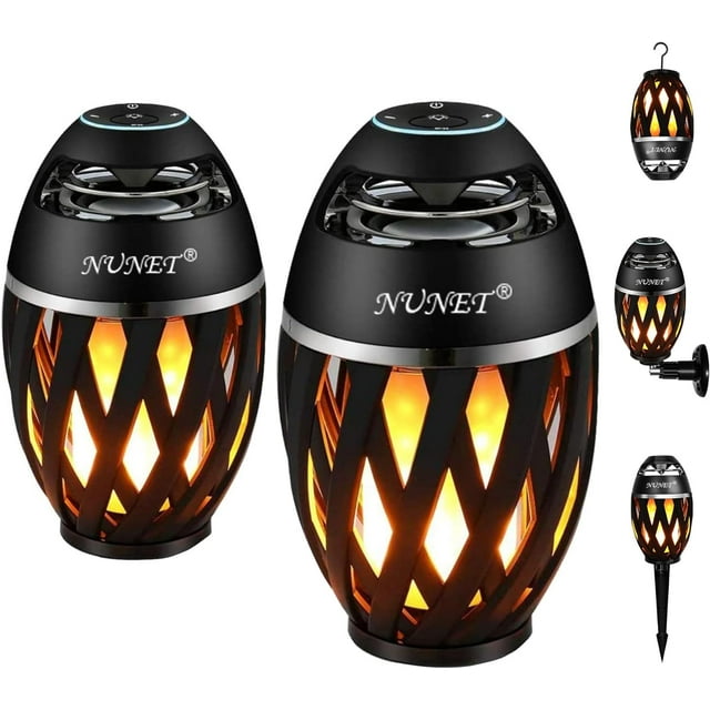 NUNET Portable Bluetooth Speaker, Black - Walmart.com