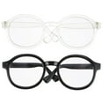 Nuobesty Doll Eyewear 2pcs Doll Glasses Doll Eyeglasses Doll Dress Up