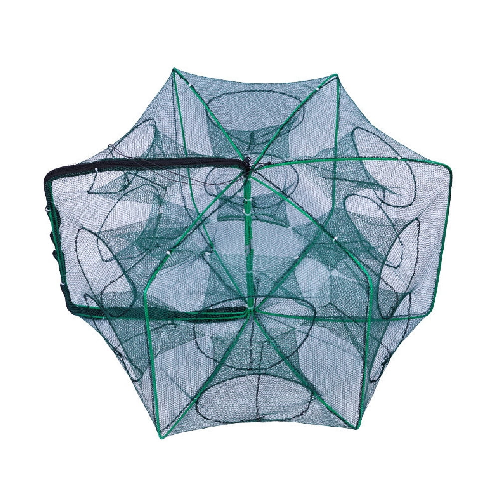 NUOIN TATAY Folding Lobster Cage Polygonal Round Fishing Cage Eel Loach ...