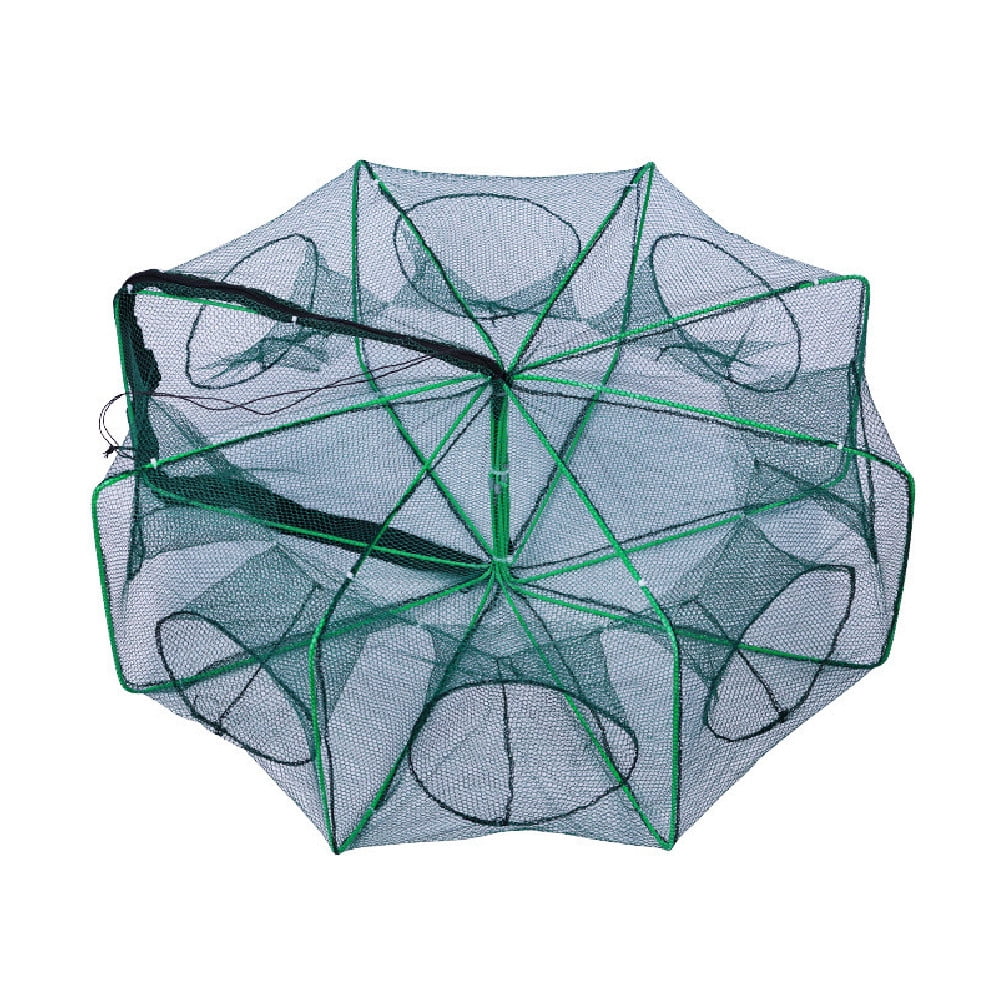 NUOIN TATAY Folding Lobster Cage Polygonal Round Fishing Cage Eel Loach ...