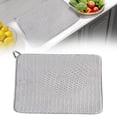 NUOKO 1 Pack of Dish Drying Mat Drying Pad, Dish Rack Drainer Mat ...