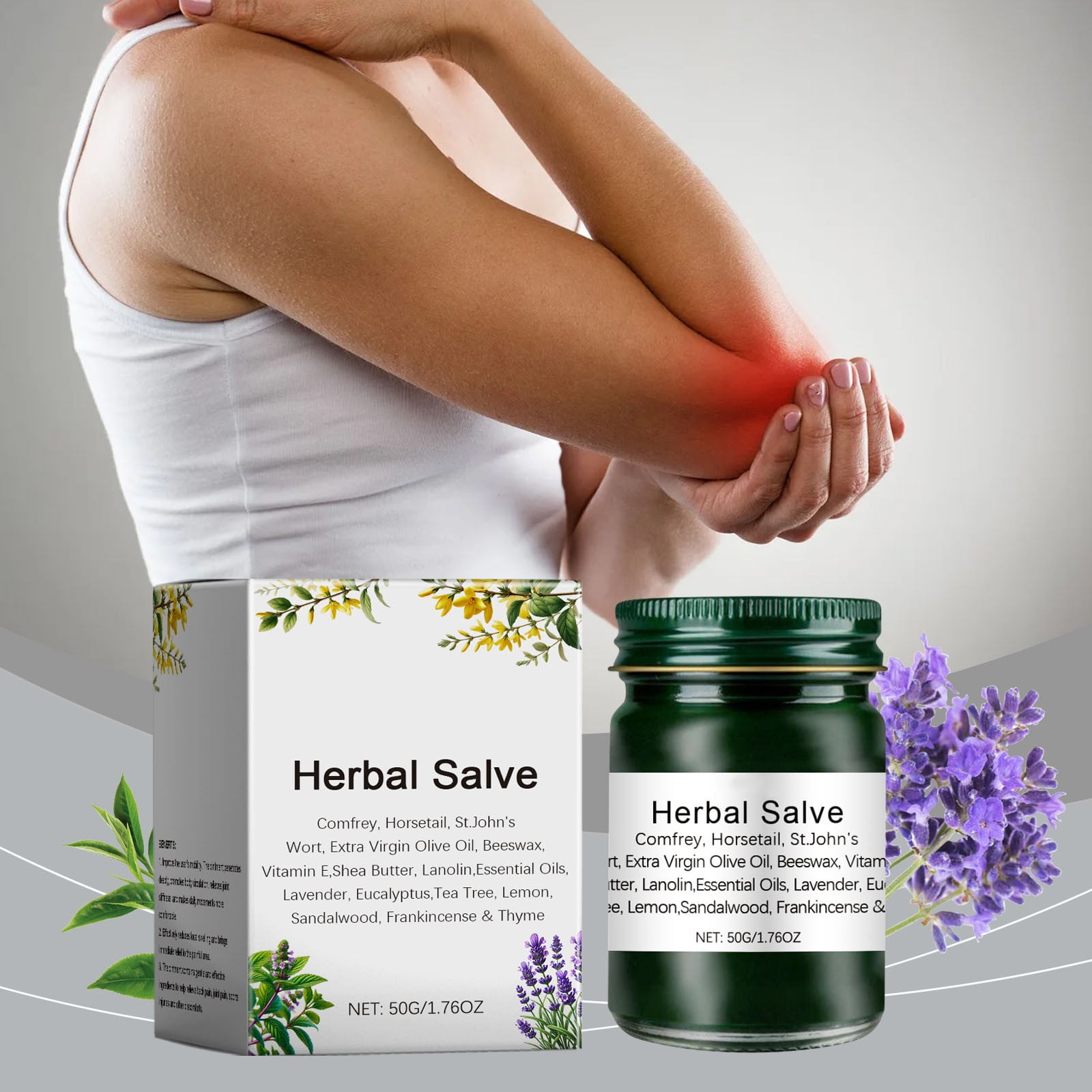 NUOKO Comfrey Herbal Care For Topical Joint Herbal Massage Apply Health ...