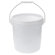 Weiwei Plastic Bucket with Handle and Lid Reusable Water Bucket ...