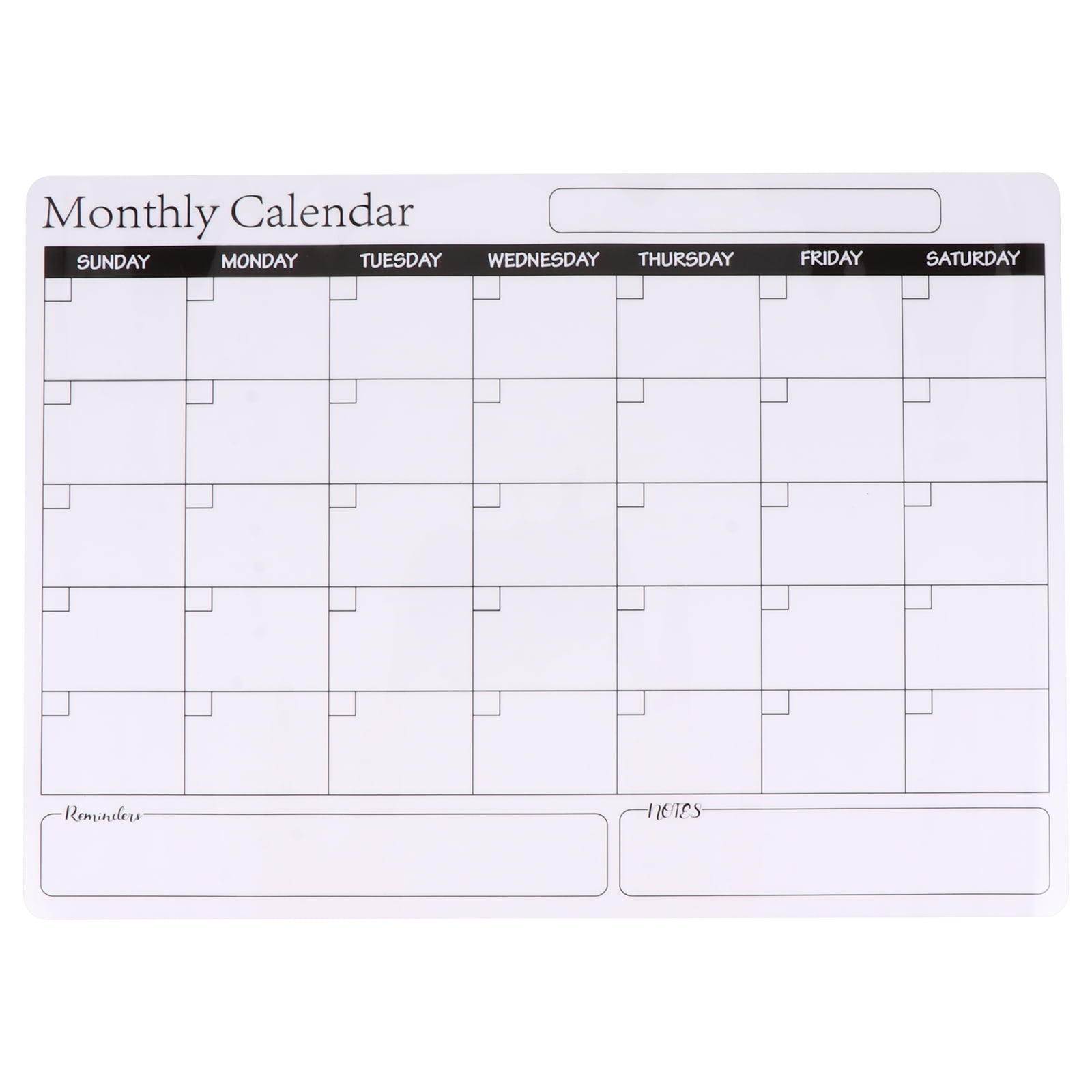 Tineasur Magnetic Monthly Plan Board Erasable Calendar for Home Office ...