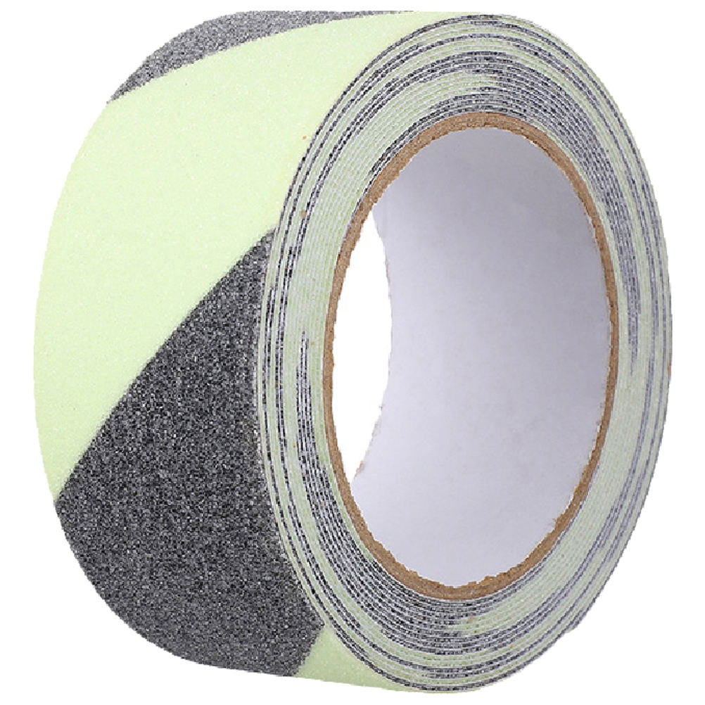 NUOLUX 1 Roll Black Green Striped Glow In The Dark Tape for High ...