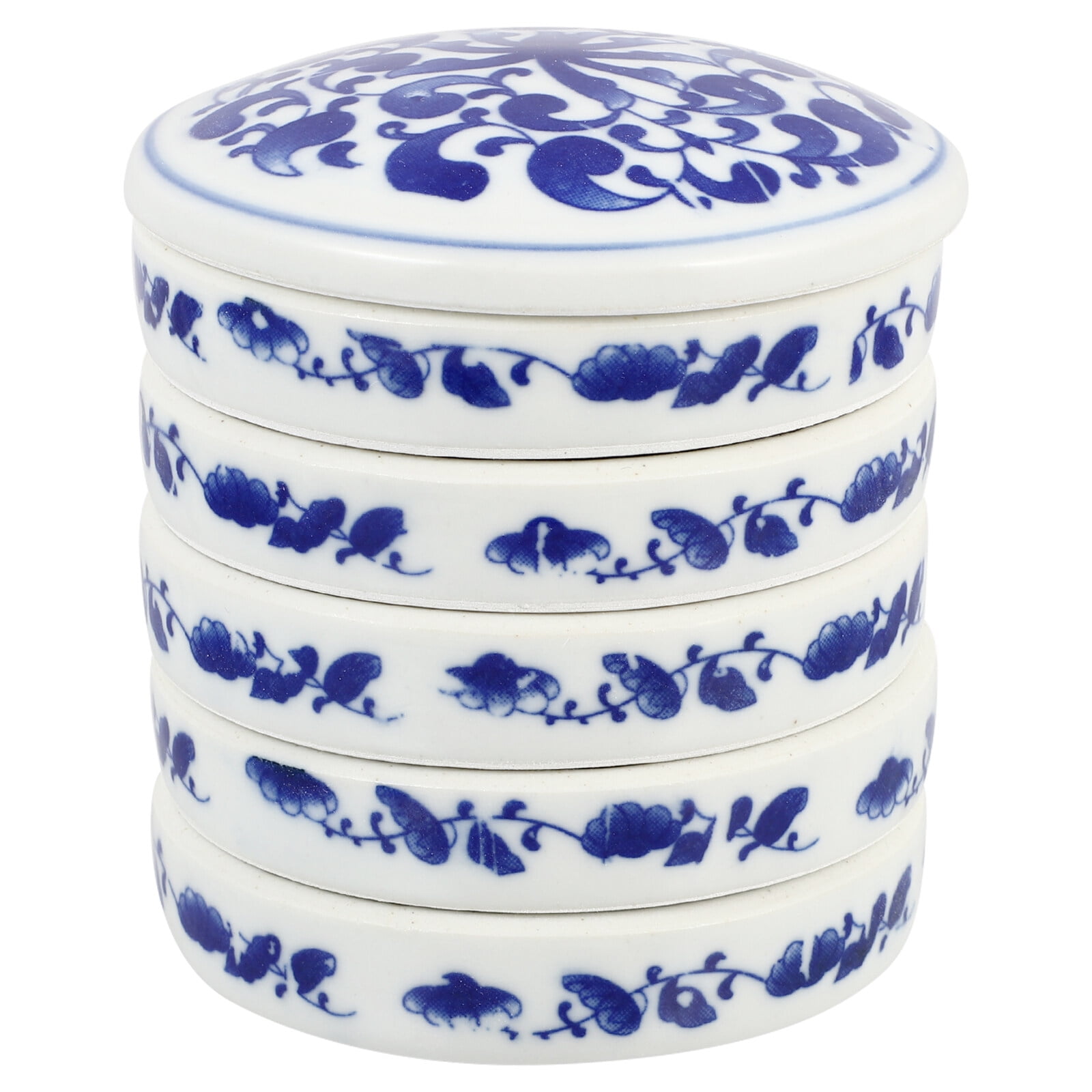 Ceramic Watercolor Palette Tray, Stackable 5-Layer Paint Mixing Trays ...