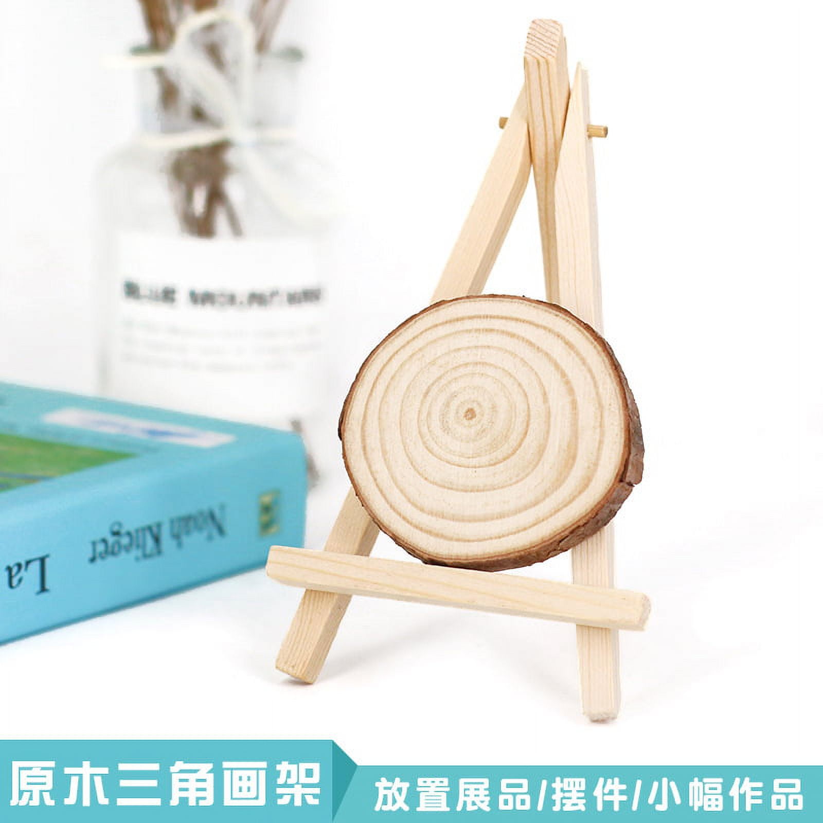 NUOLUX 1 Set Blank Wood Slices Unfinished Wood Round Small Wood Round ...