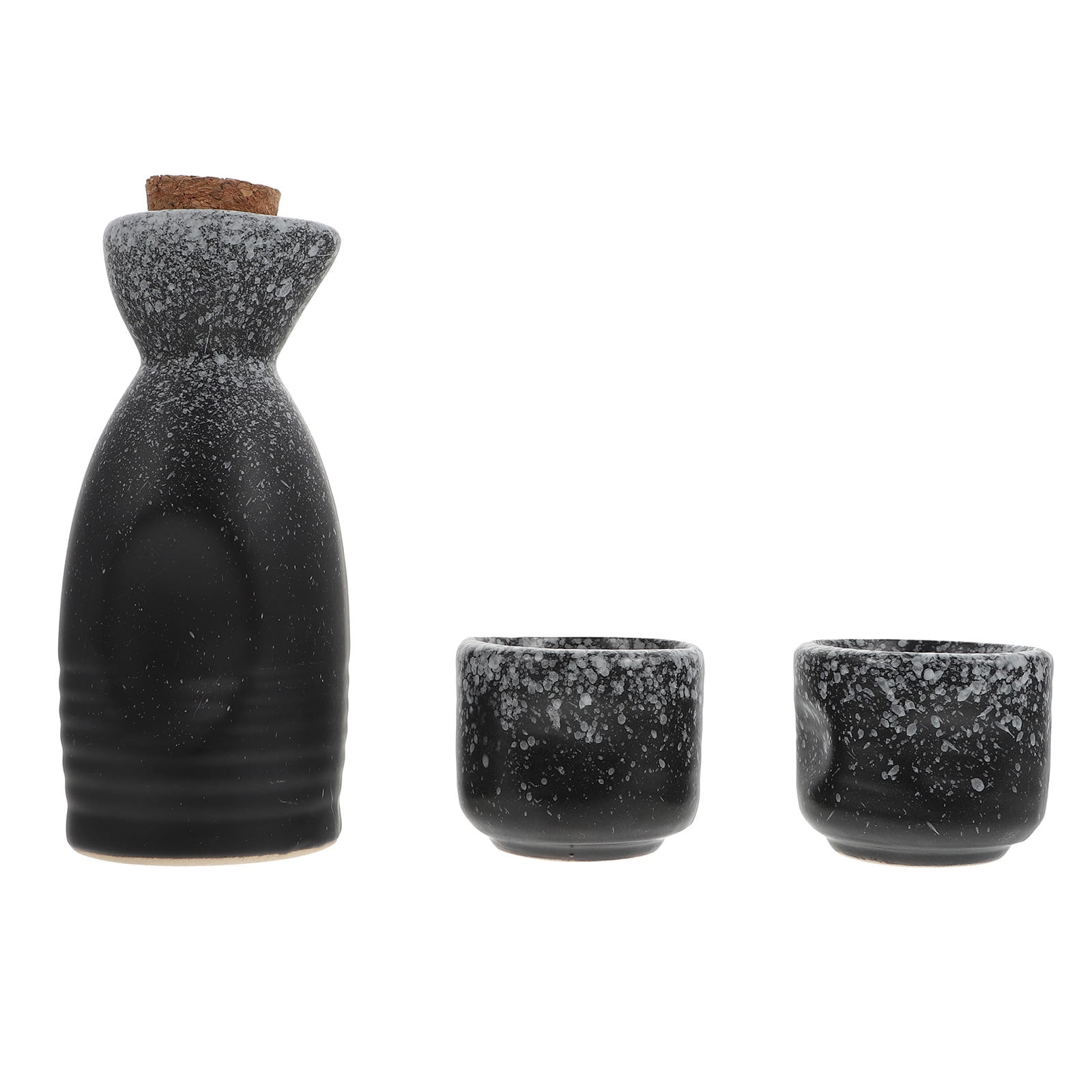 NUOLUX 1 Set Ceramic Storage Holders Sake Pot Japanese Style Wine Cups ...