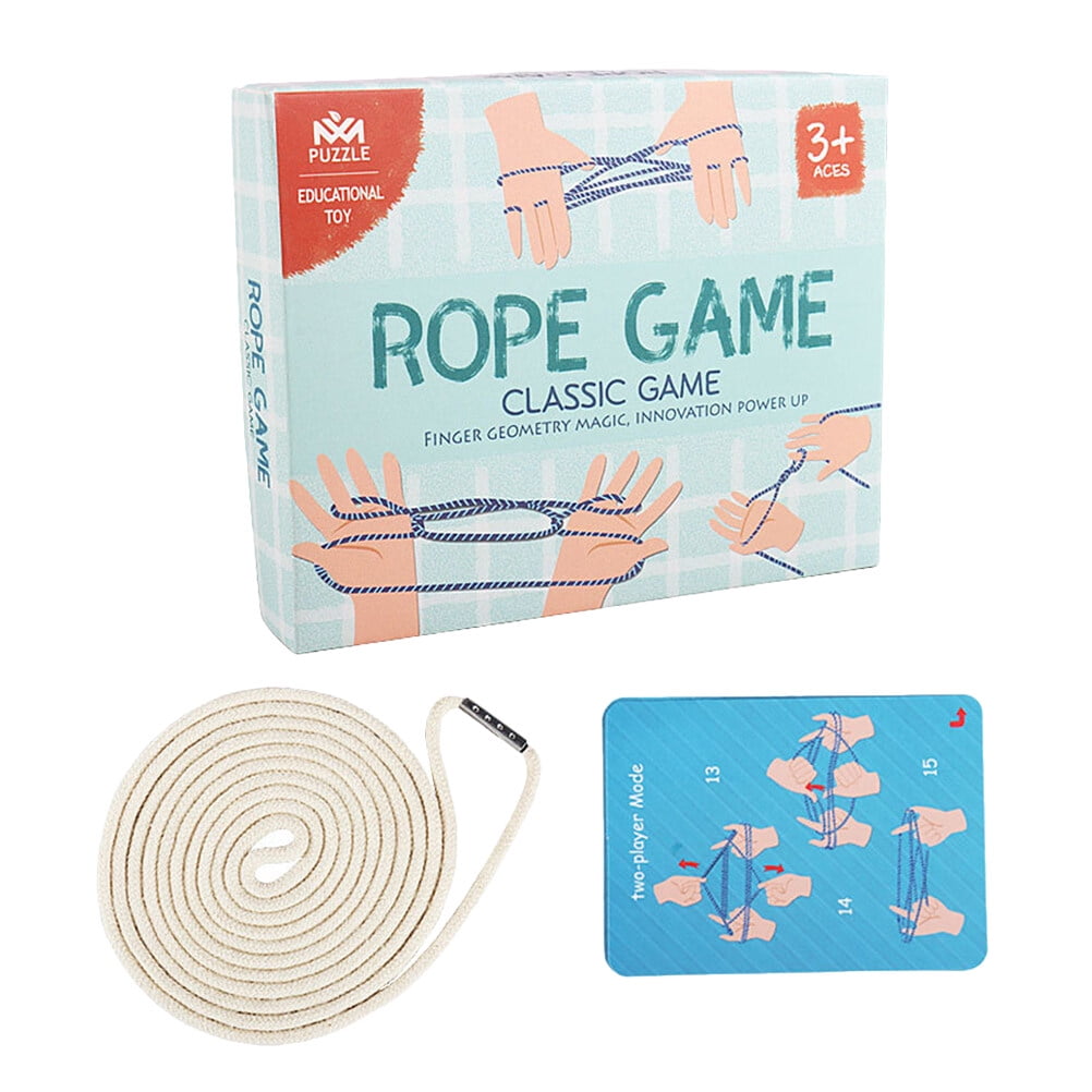 NUOLUX 1 Set Cradle Rope Game Hand Game Finger Strings Cooperative ...