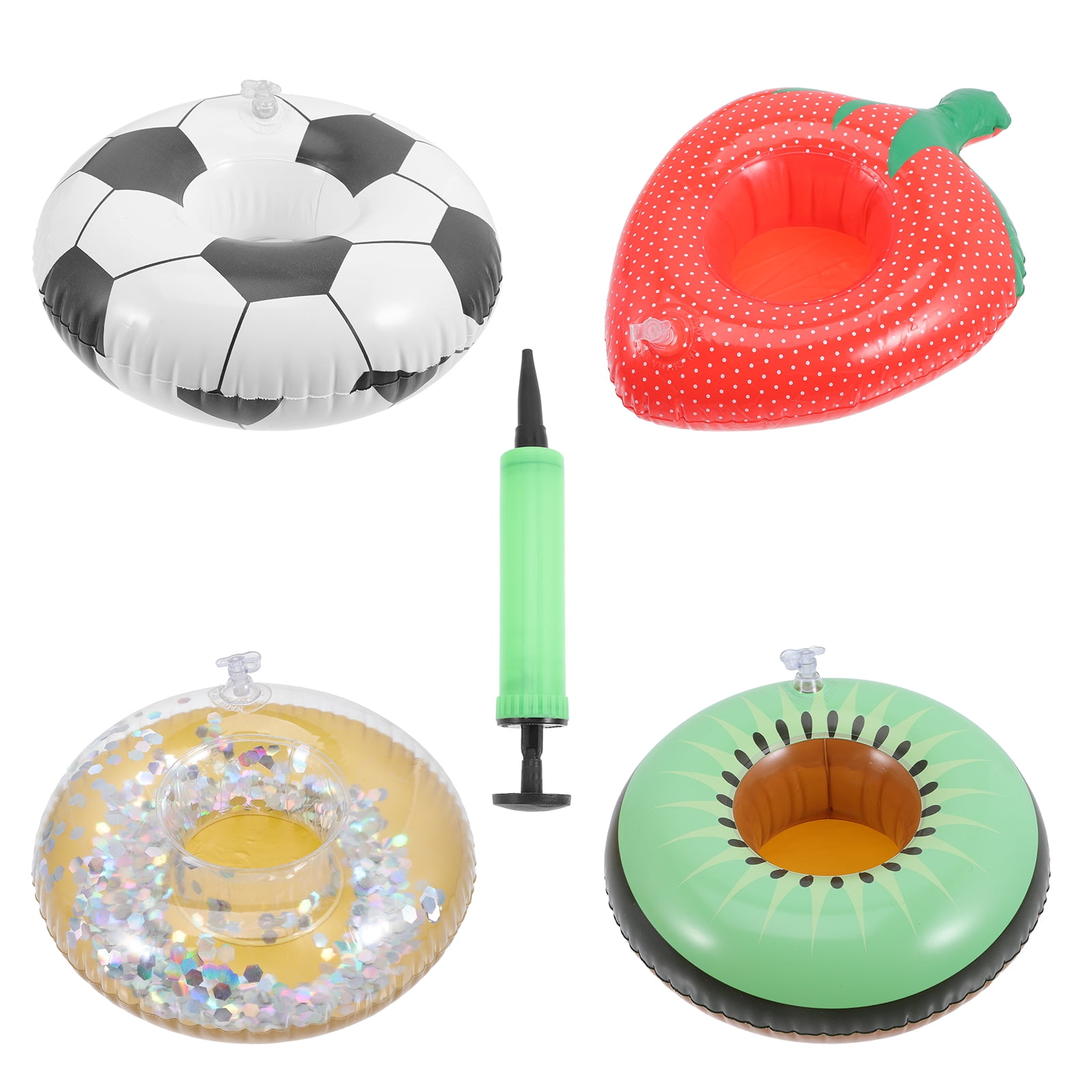 NUOLUX 1 Set Inflatable Drink Holder Inflatable Pool Drink Holder Pool ...