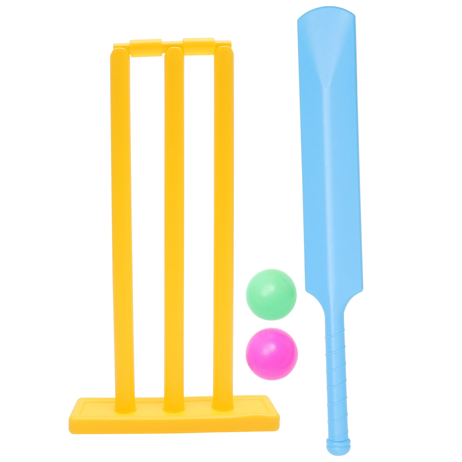 NUOLUX 1 Set of 4pcs Kids Cricket Set Backyard Creative Sports Game ...