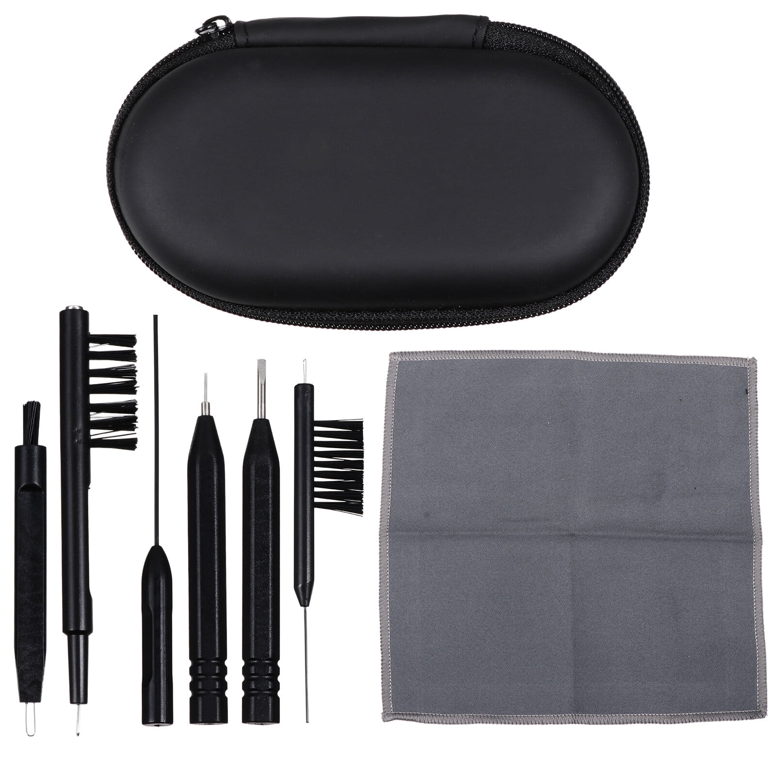 NUOLUX Hearing Aid Cleaning Kit, 7 Pieces, PVC Material, Earwax Brushes ...