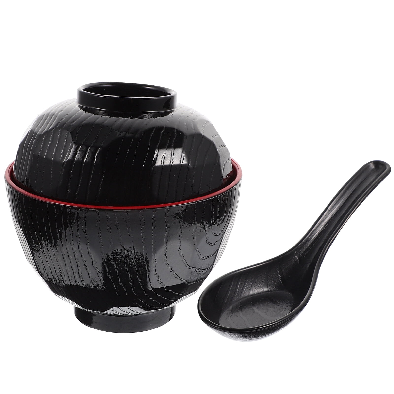 NUOLUX 1 Set of Japanese Miso Soup Bowl with Spoon Japanese Style Rice ...