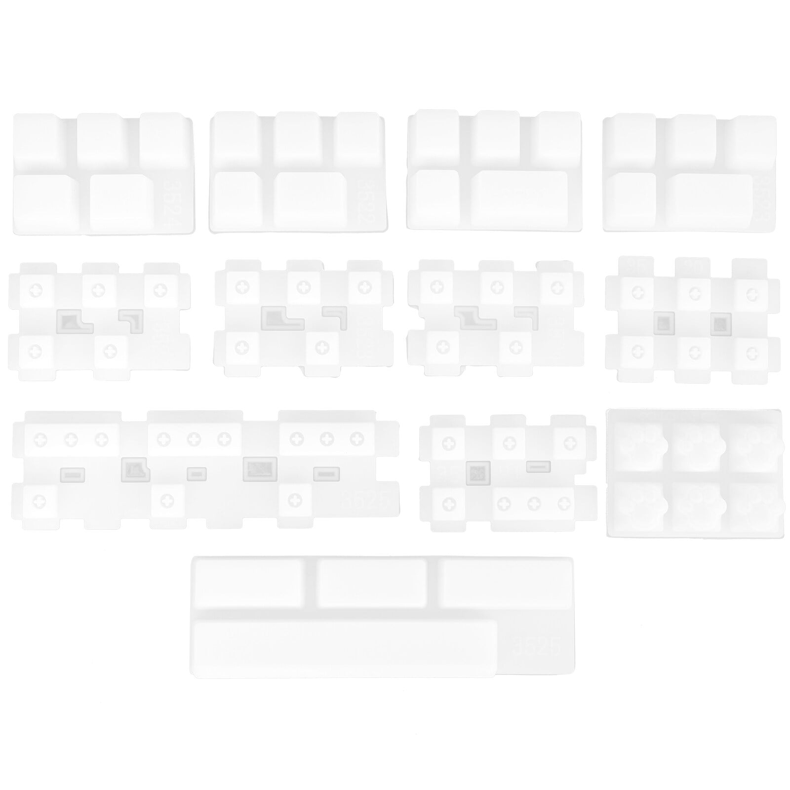 NUOLUX 1 Set of Keycaps Epoxy Resin Casting Mold Mechanical Gaming ...