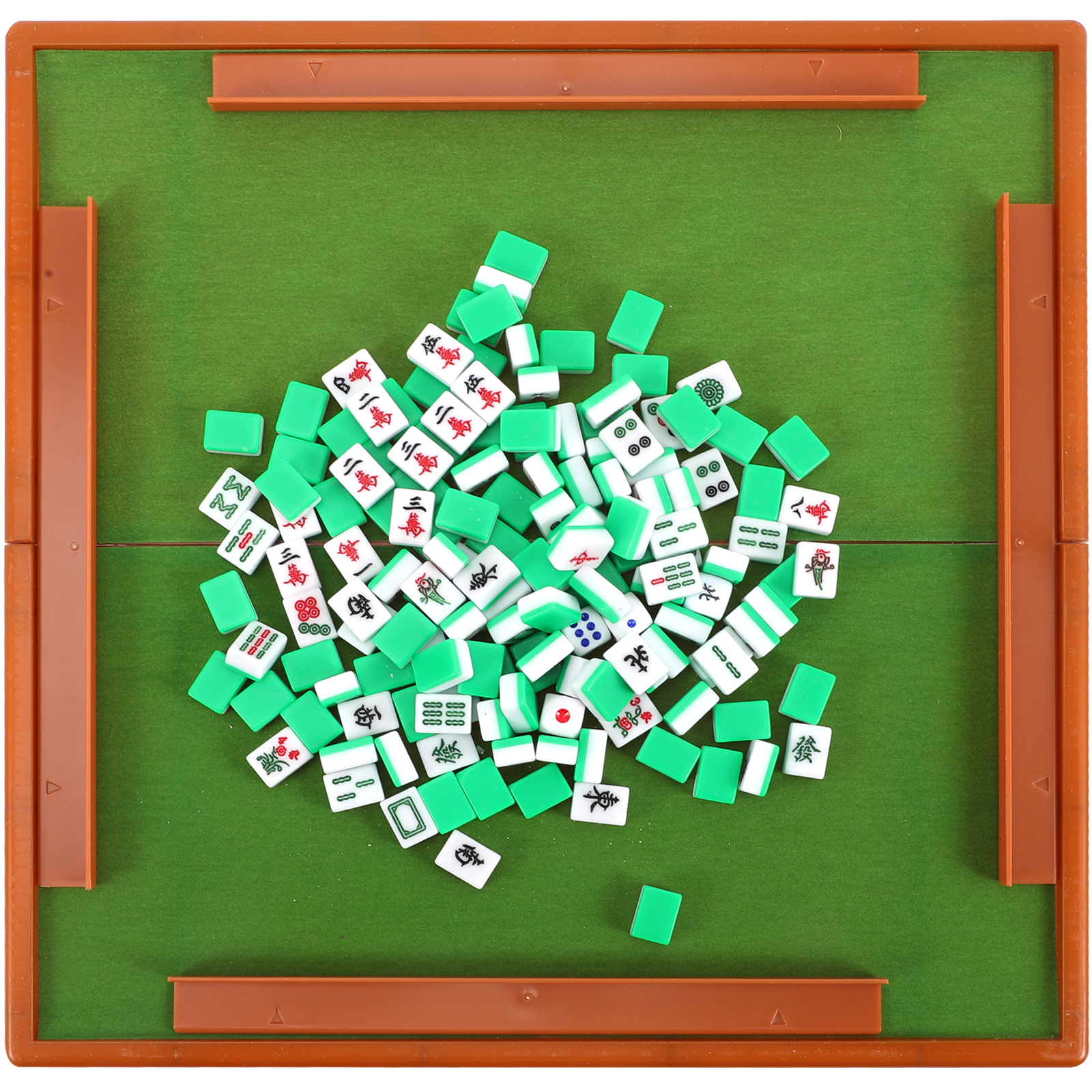 NUOLUX 1 Set of Mini Mahjong Kit Funny Mahjong Set Clear Engraving ...