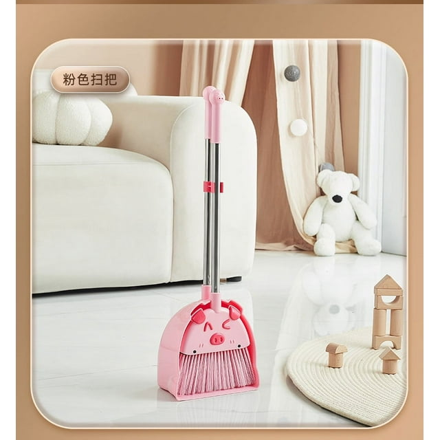 NUOLUX 1 Set of Toddler Dustpan and Broom Children Housekeeping Pretend ...