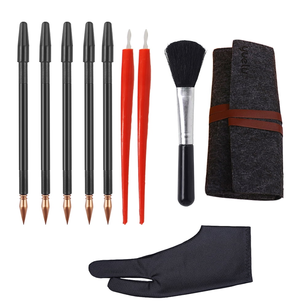 NUOLUX 10 Pcs Scratching Drawing Tools Dual Tip Scratch Painting Stylus ...