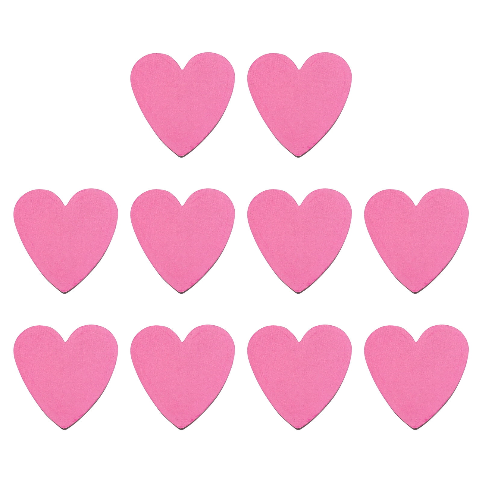 NUOLUX 10PCS 30 x 2.2 mm Lovely Color Heart Magnetic Stickers Fridge ...