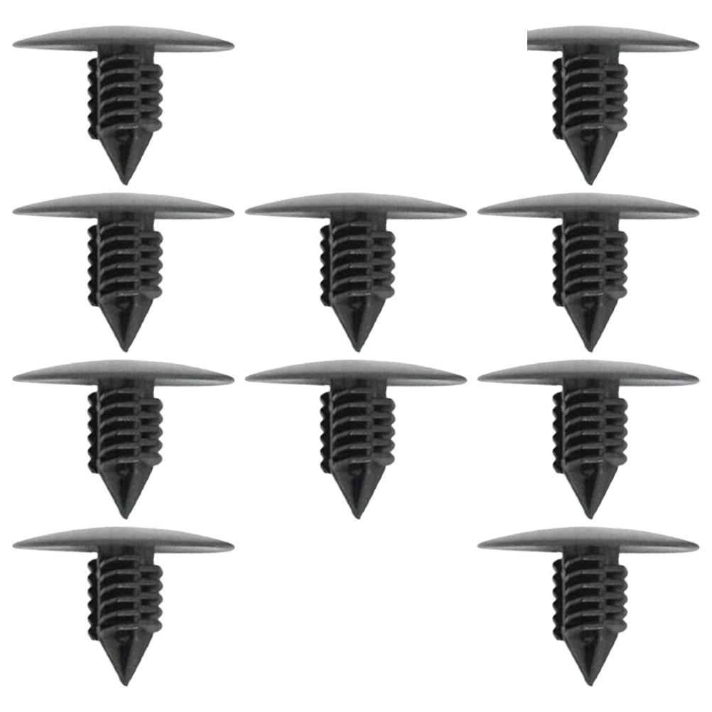 WORGEOUS Automotive Fasteners Plastic Rivet Fastener Black for Car ...