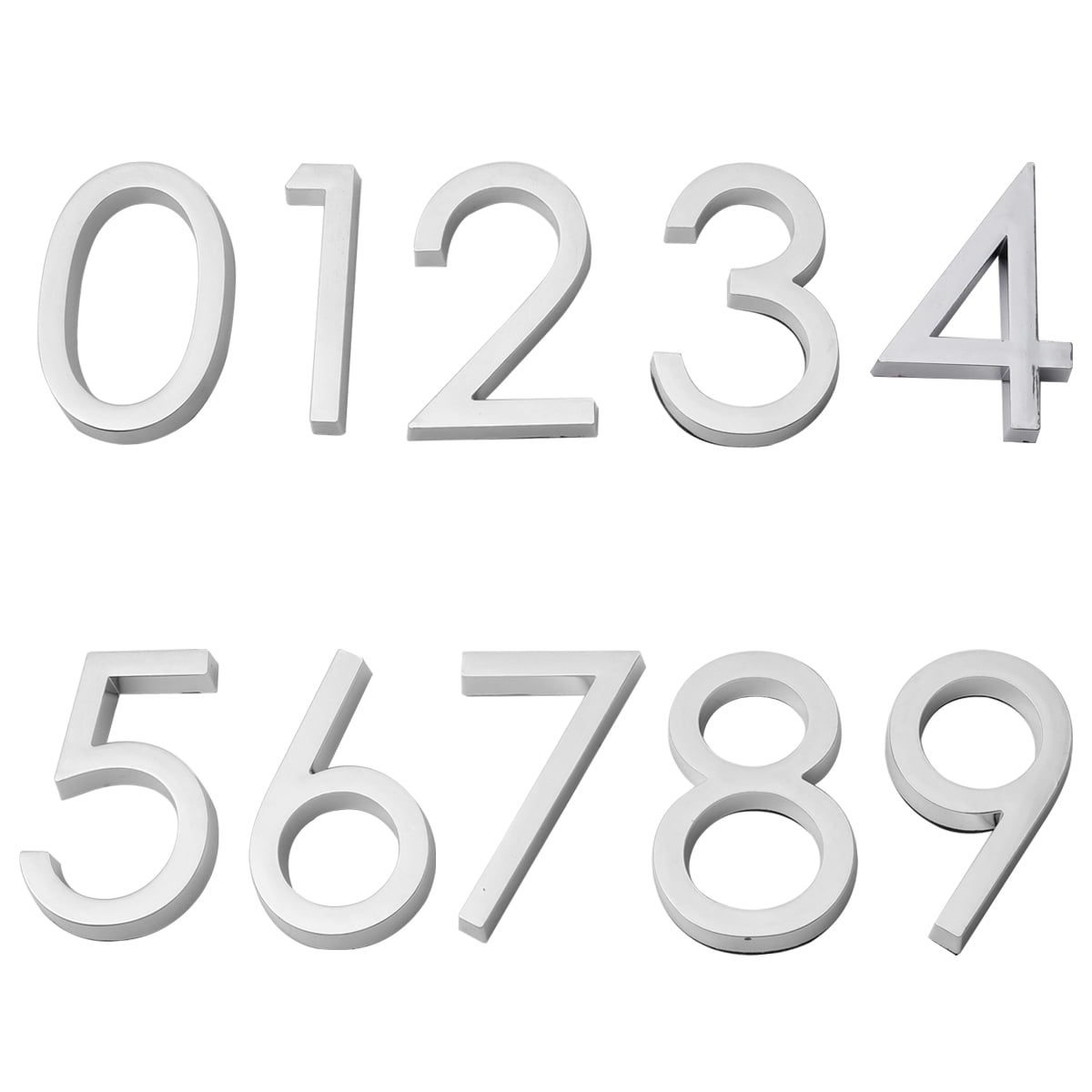 NUOLUX 10pcs Number 0-9 Stickers Self-Adhesive Plating Stickers ...