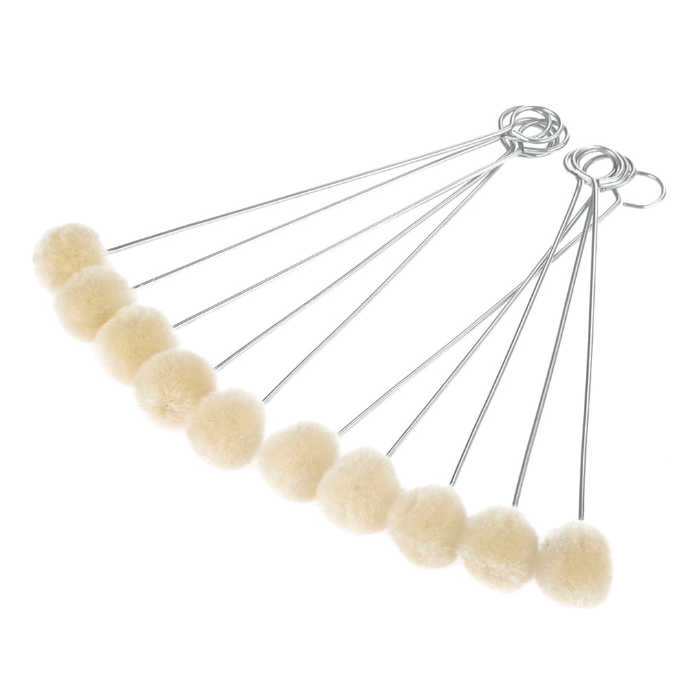 NUOLUX 10pcs Wool Daubers with Metal Handle for Leather Dyes - Walmart.com