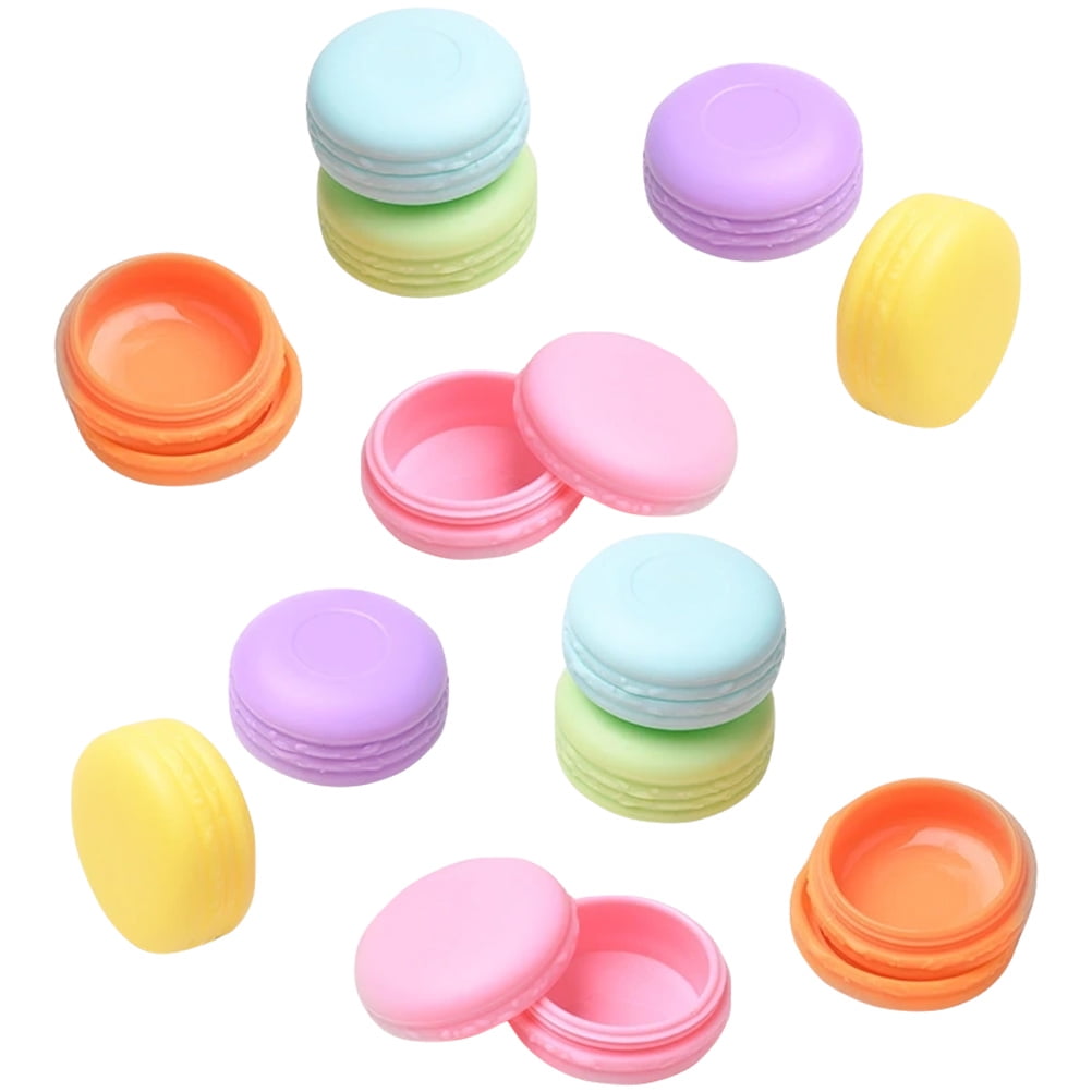 NUOLUX 12 Pcs Mason Jar Lids Acrylic Organizer Macarons Pill Boxes ...