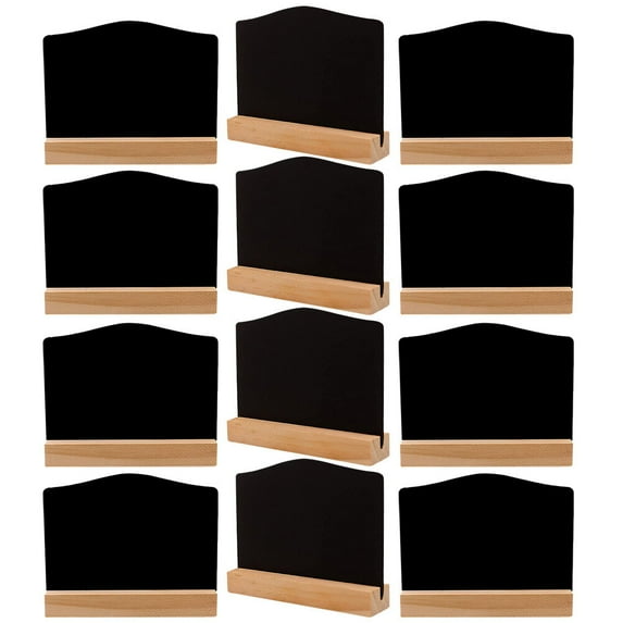 Tineasur Small Chalkboard Signs 12 Density Board with Stable Stand for ...