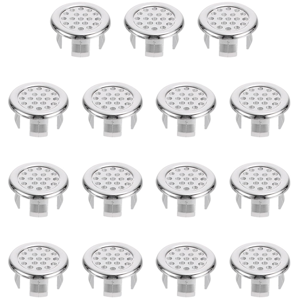 NUOLUX 15pcs Sink Basin Overflow Covers Replacement Overflow Rings for ...