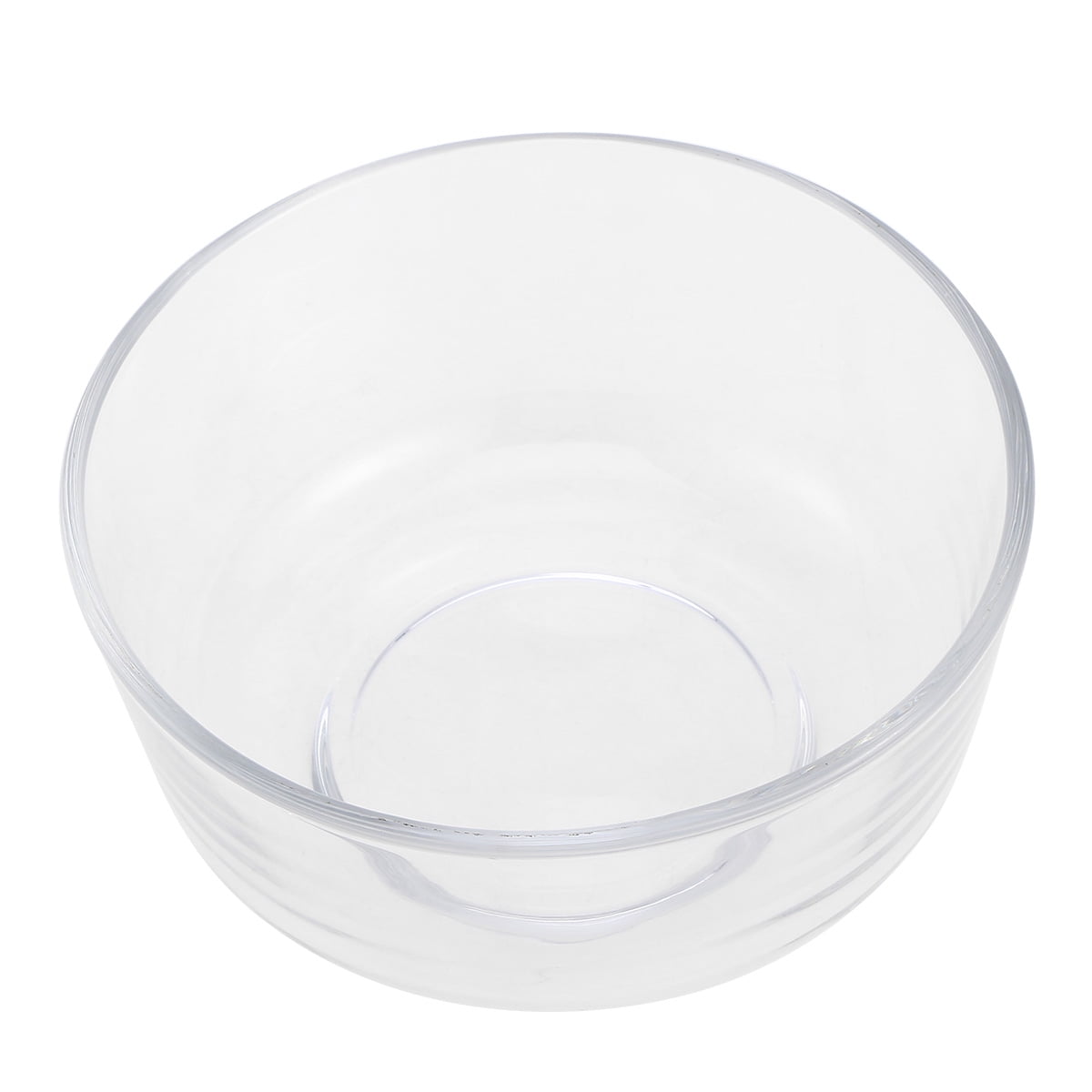 NUOLUX 1PC 6 Inch Salad Bowl Heat Resistant Glass Transparent Fruit ...