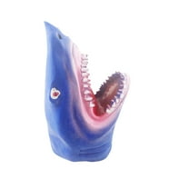 Schylling Soft Rubber Shark Hand Puppet Toy for Children Ages 3 ...