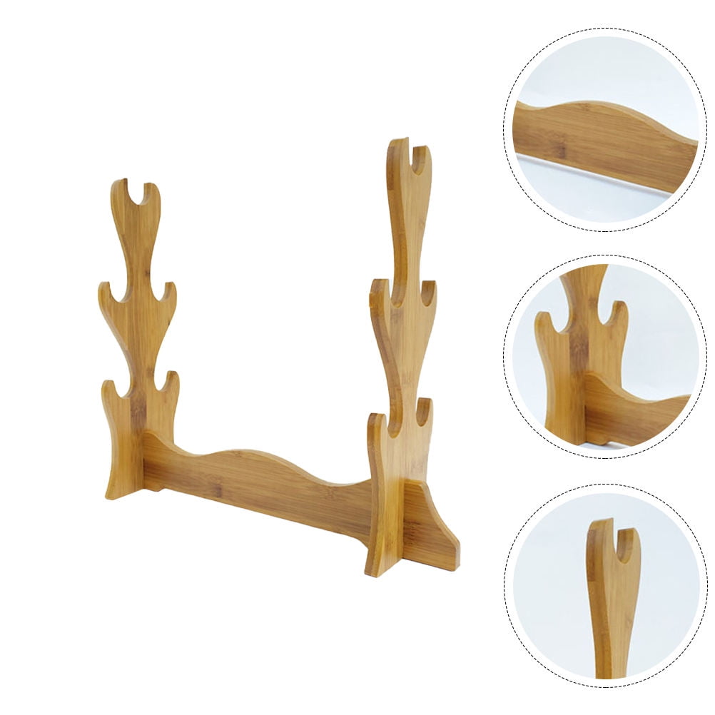 NUOLUX 1Pack Bamboo Flute Display Rack 39.00X32.00X10.00cm for Musical ...