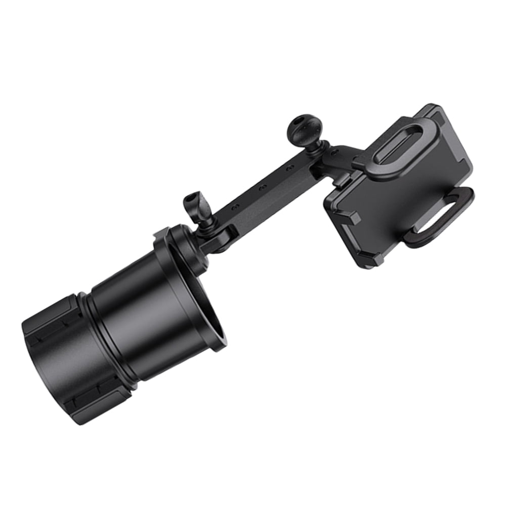 NUOLUX 1Pack Black Rectangular Cup Holder Phone Holder For Car Abs Pc ...