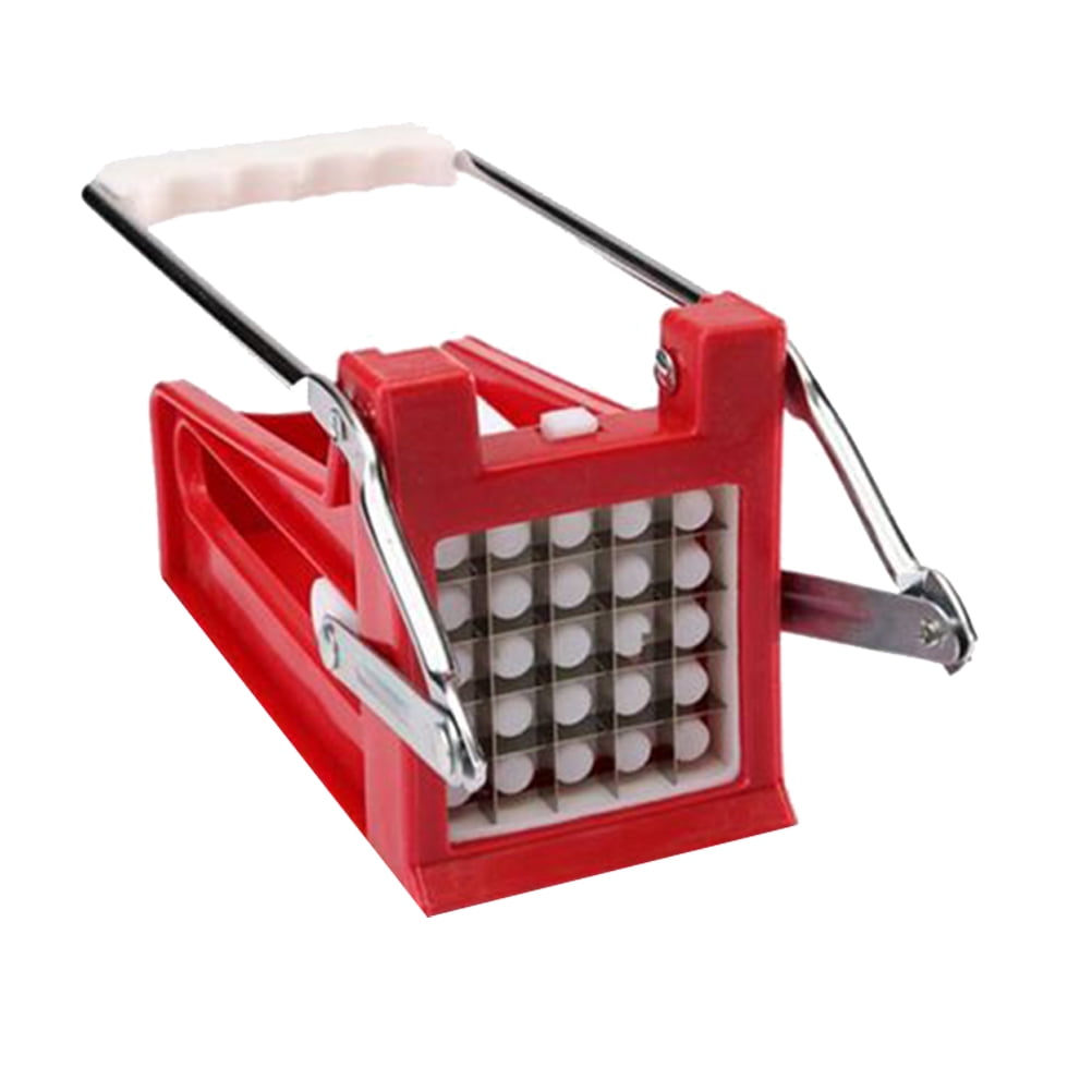 NUOLUX 1Pack Red Color Potato Chopper for French Fries Tool and Family ...
