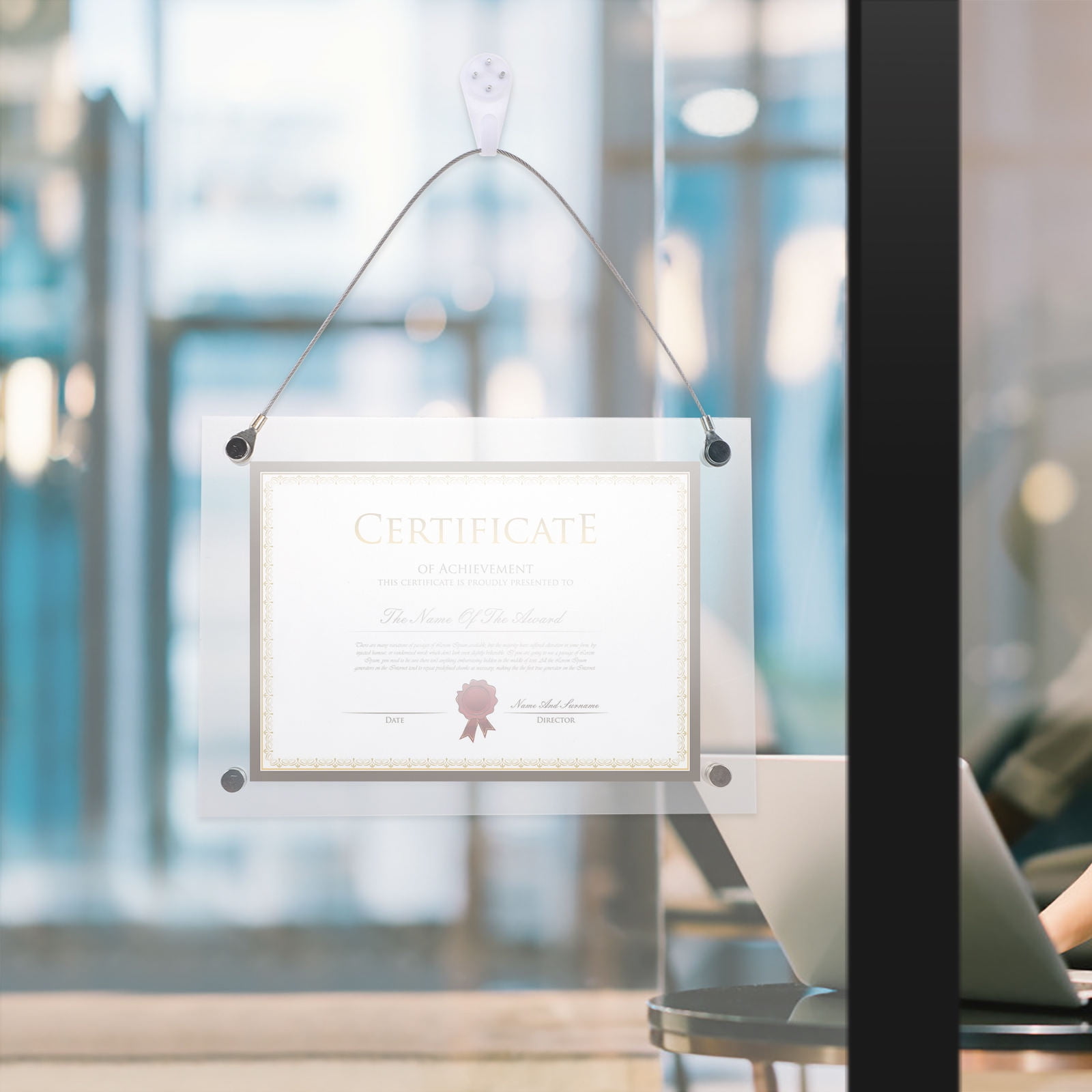 NUOLUX 1Pc Photo Frame Photo Holders Clear Frame Acrylic Material For Displaying Photos In Study ...