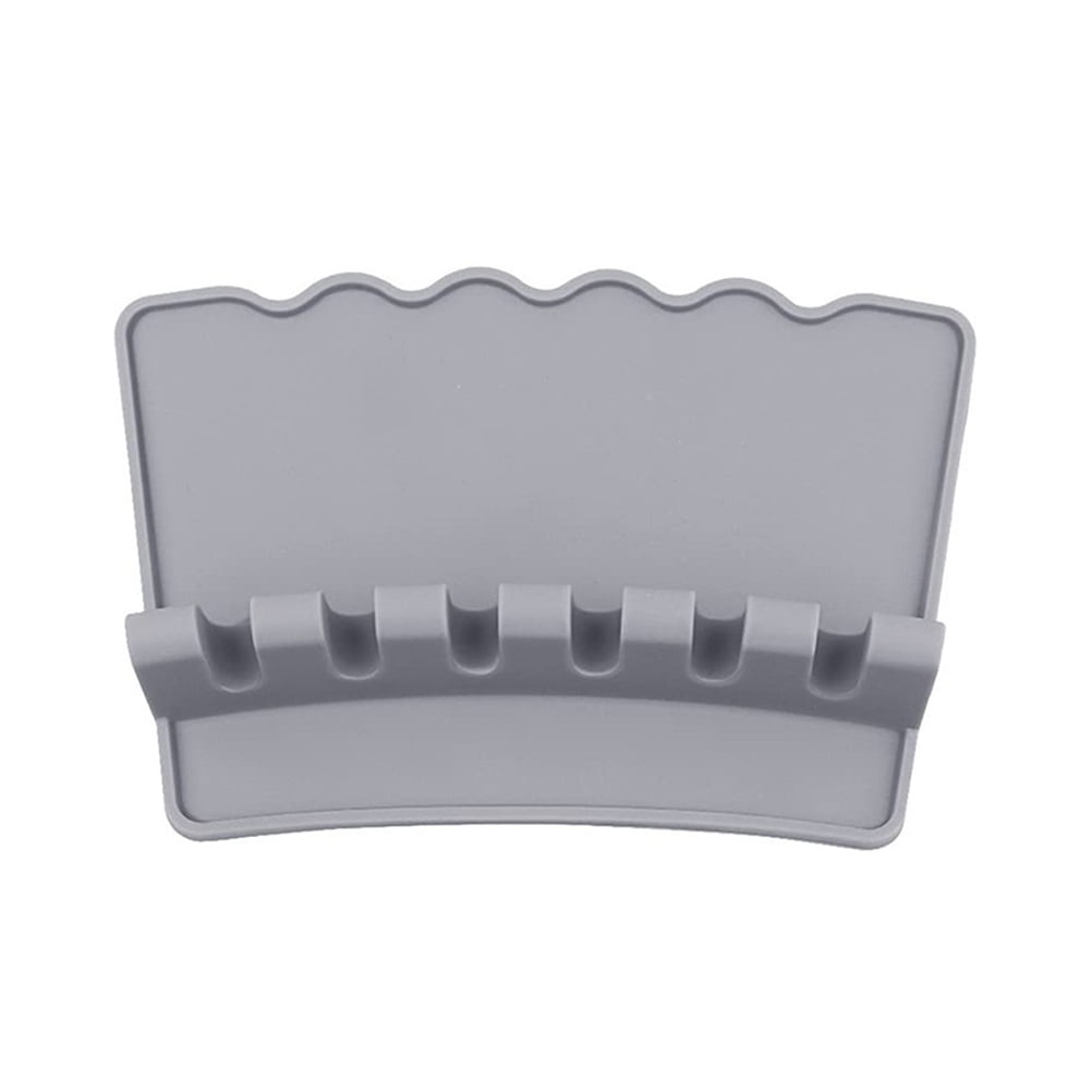 NUOLUX 1Pc Tabletop Spatula Mat Cookware Holder Silicone Utensil ...