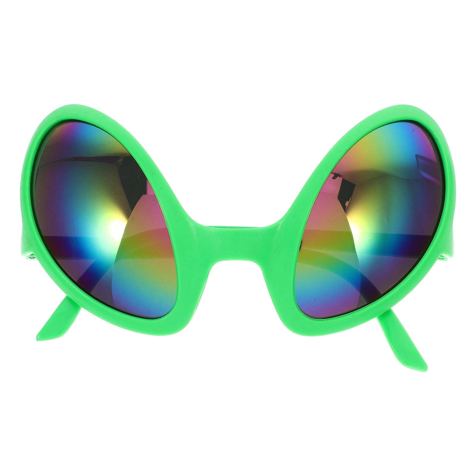 NUOLUX 1Pcs Alien Eyeglasses Round Lens Green Color For Photography ...