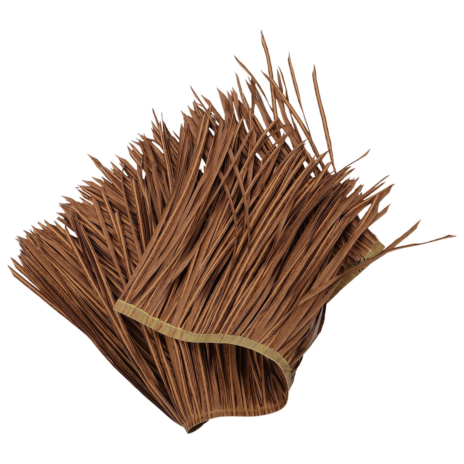 NUOLUX 1Pcs Artificial Thatch Roof Light Brown Rectangular Pe Material ...