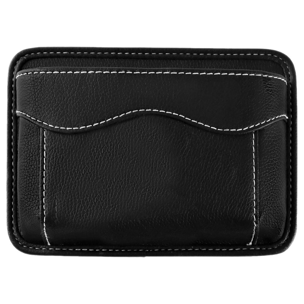 NUOLUX 1Pcs Black Pu Leather Car Pouch Organizer for Console with ...