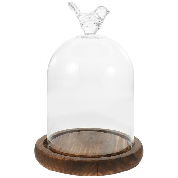 NUOLUX Glass Cover Mini Glass Dome Cover 1Pcs 6.3x4.3x4.3in - Walmart.com