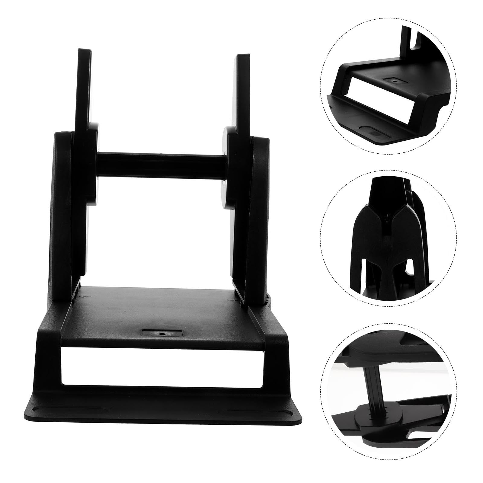NUOLUX 1Set Black Plastic Label Holder for Thermal Label Roll in Office ...