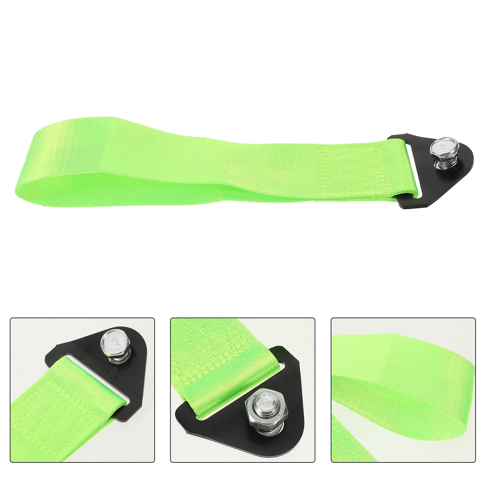 NUOLUX 1Set Car Bumper Strap for Front Bumper Enhancement Metal and ...