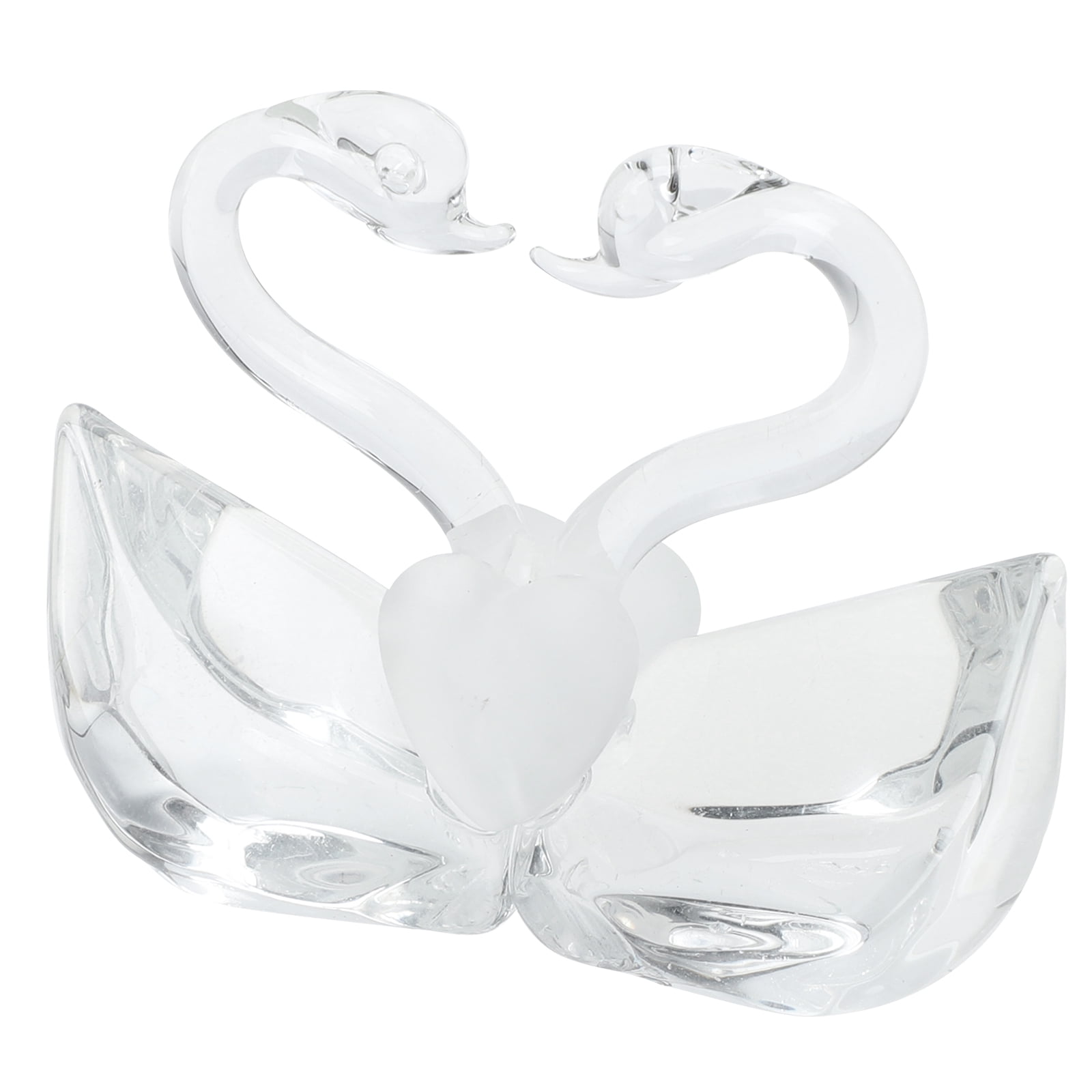 NUOLUX 1Set Crystal Swan Figurine For Elegant Wedding And Birthday ...