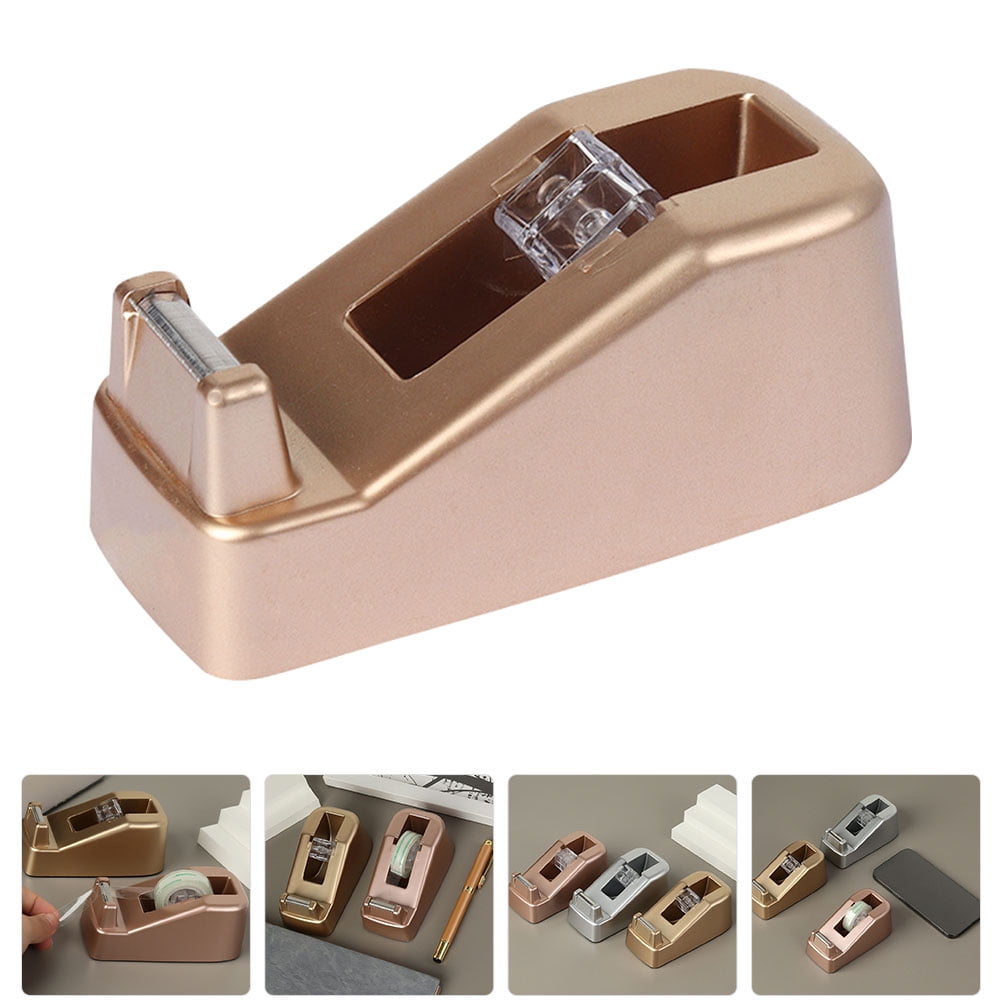 NUOLUX 1Set Pretty Tape Dispenser Rose Gold For Office Work - Walmart.com
