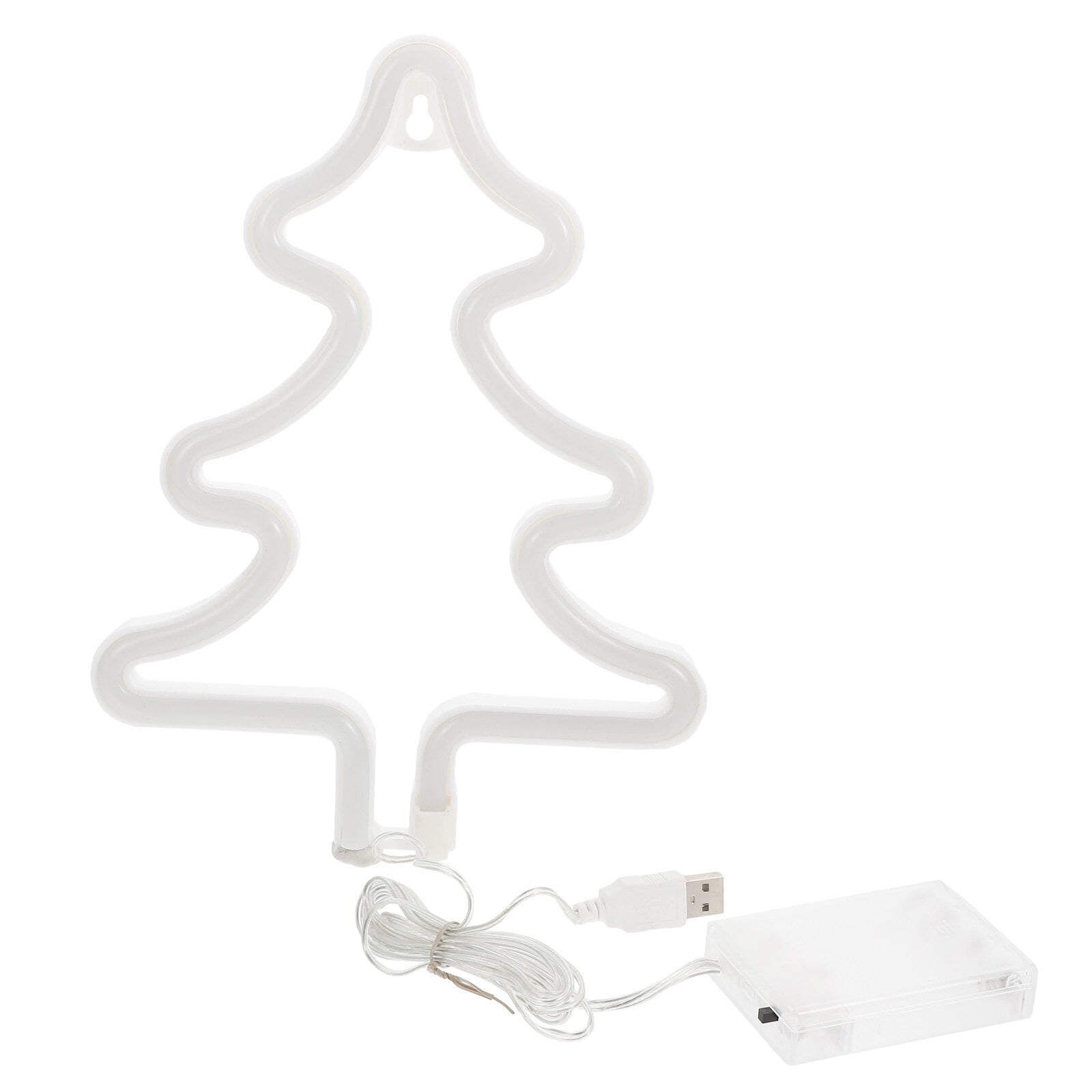 NUOLUX 1pc LED Lighting Neon Christmas Tree LED Neon Light Ornament ...