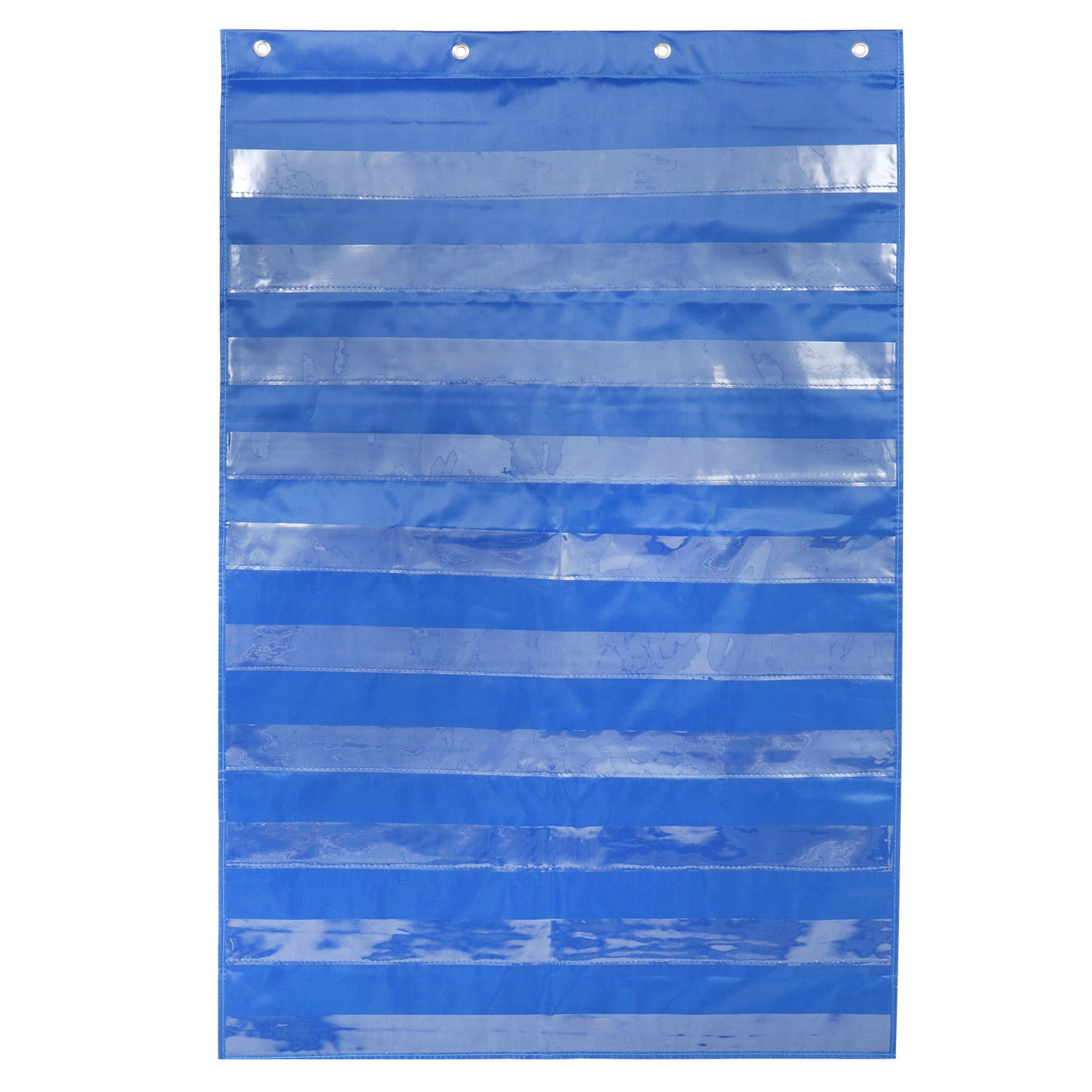 NUOLUX 1pc Transparent Pocket Charts Hanging Storage Bag Teaching Chart ...