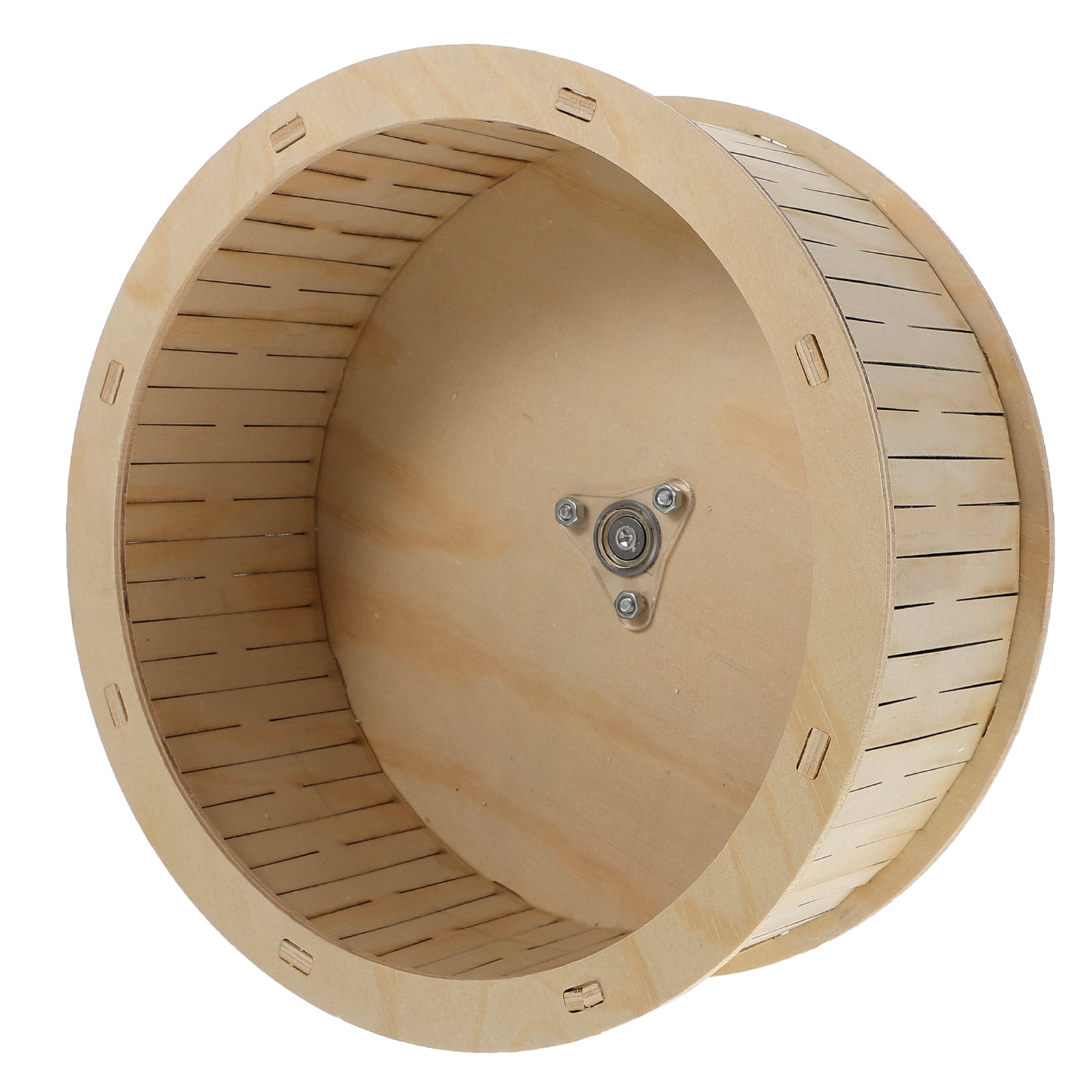 NUOLUX 1pc Wooden Mute Hamster Running Wheel Chinchilla Hamster Wheel ...