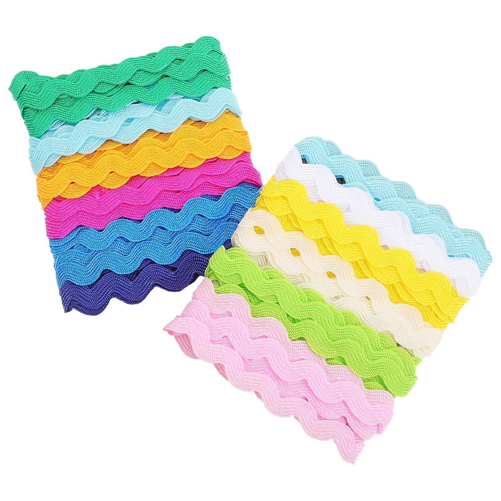 NUOLUX 2 Rolls Embroidery Trim Assorted Color for Diy Projects and Home ...