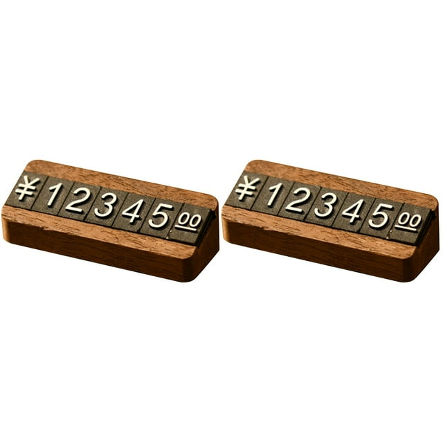 NUOLUX 2 Sets Price Tag Cube Adjustable Assembly Pricing Counter ...
