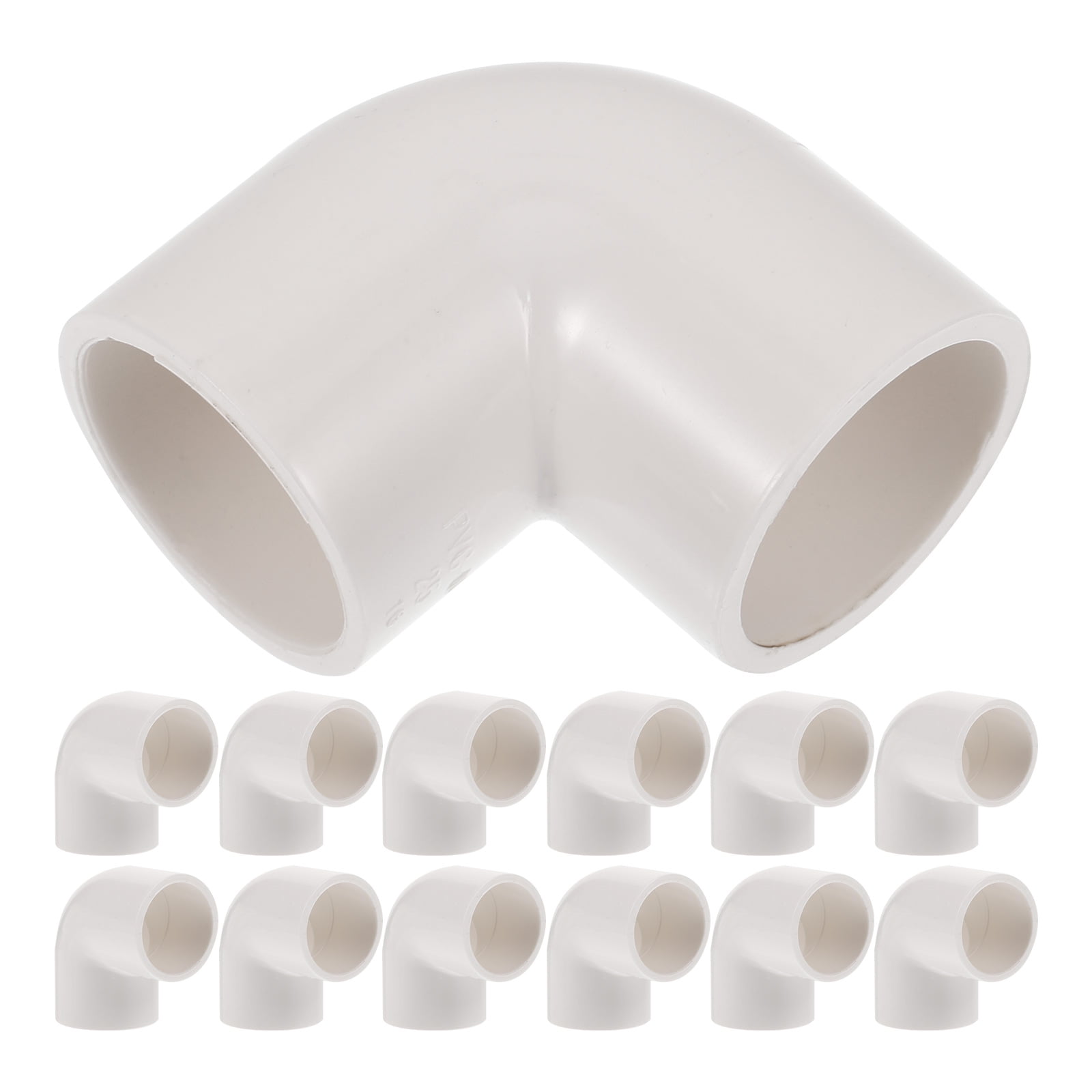 NUOLUX 20Pcs Hydroponic System Connector PVC Pipe Fittings for Water ...
